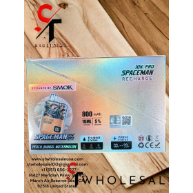 SPACEMAN 10K PRO PEACH MANGO WATERMELON 5CT